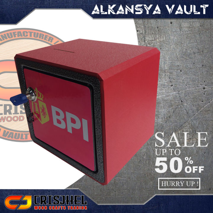 MINI-BPI Alkansya Vault Affordable sulit Safety box BILI NA! SALE ...