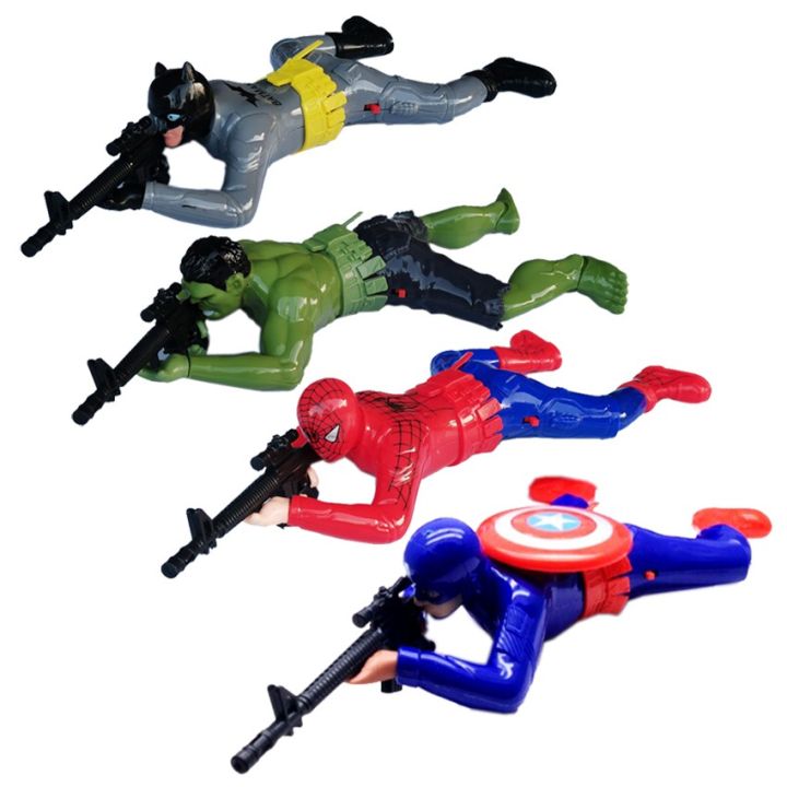Crawling Avengers Super Heroes Characters Battery Operated Toy Action ...