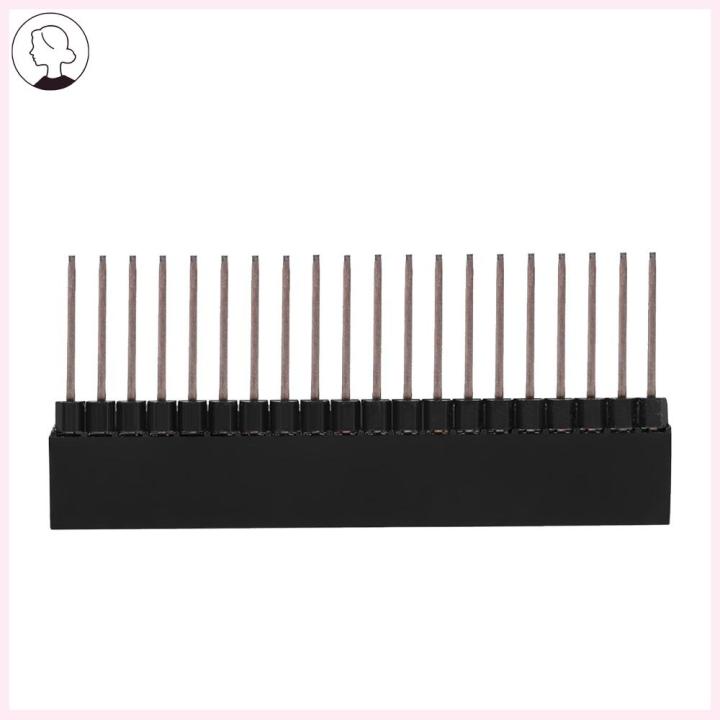 AMHNJU 8Pcs 2.54mm Pitch Female Pin Headers Short Pin Dual Row Female ...