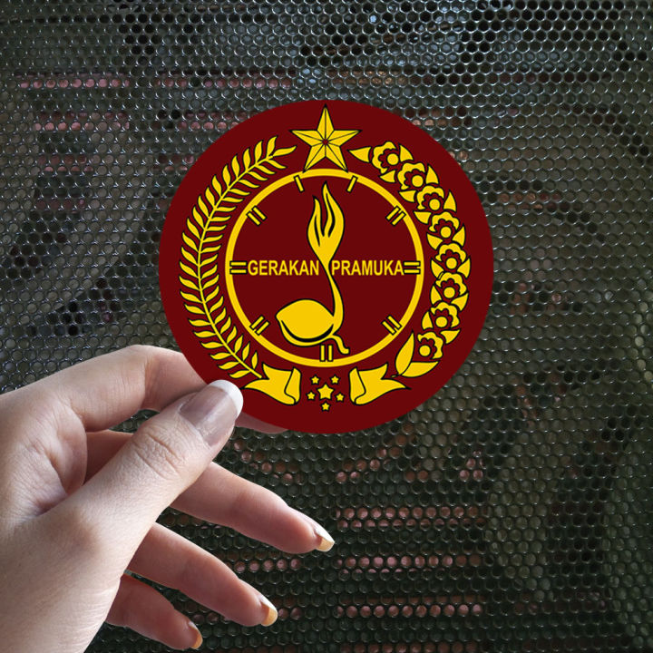 Sticker Decal Vinyl Tahan Air Logo Pramuka | Lazada Indonesia
