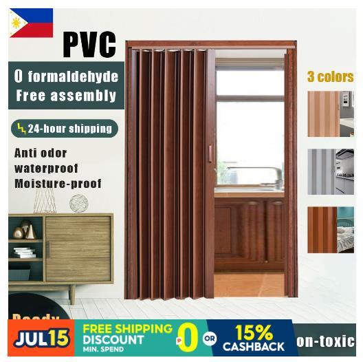 [HOT]Folding Door PVC Suitable For Kitchen Bathroom Sliding Door ...