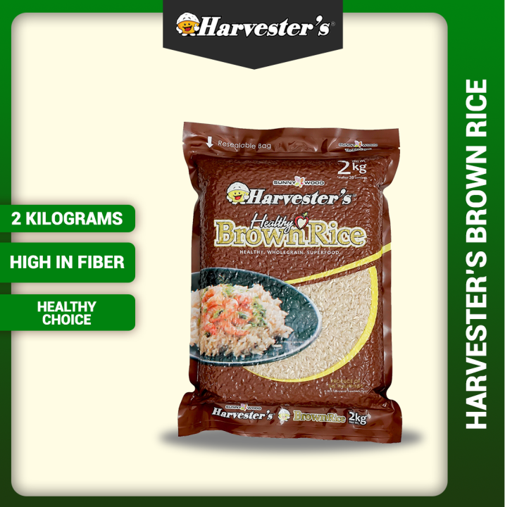 HARVESTER'S BROWN RICE 2KG | Lazada PH