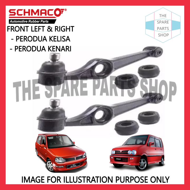 PERODUA KELISA KENARI SCHMACO LOWER ARM WITH BUSH FRONT LEFT/RIGHT/SET ...