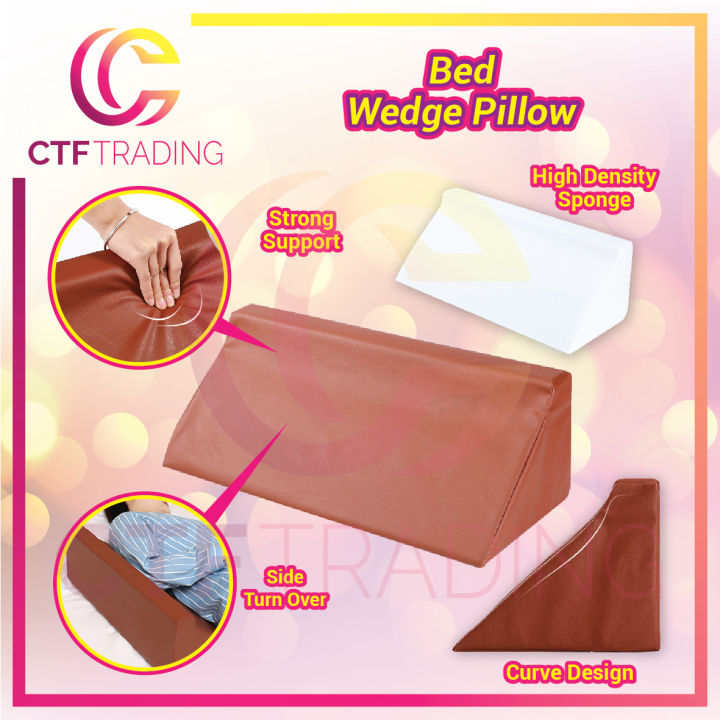 Multipurpose Bed Wedge Pillow Sponge Cushion / Neck Back Pain Body ...