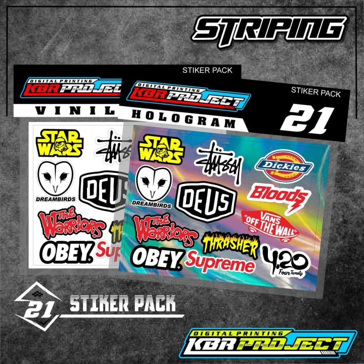 [COD] STICKER PACK MOTOR ALL VARIAN - STICKER PACK-21 | Lazada Indonesia