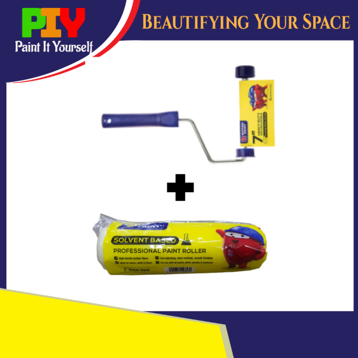 Nippon Paint 7" Paint Roller Set Solvent Based | Lazada