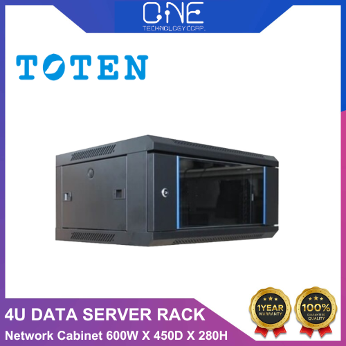 TOTEN 4U Data Cabinet 600mmWX450mmDX280mmH Data Server Rack /Server ...