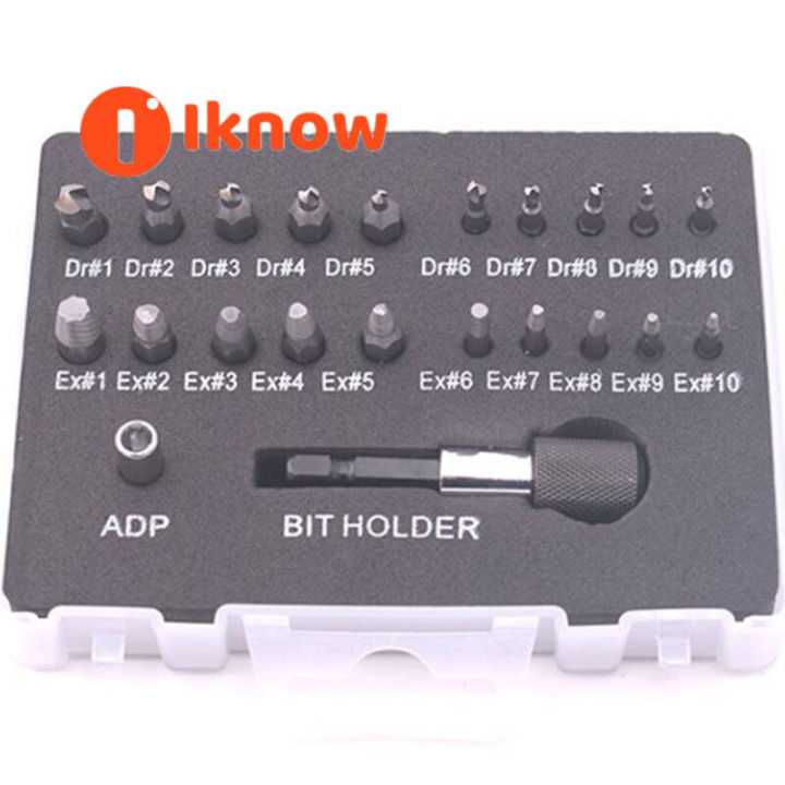 High speed steel broken wire extractor reverse thread reverse wire ...