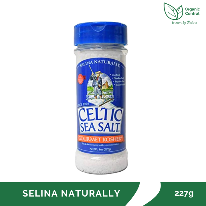 Selina Naturally Celtic Sea Salt Gourmet Kosher Salt Shaker 227g ...