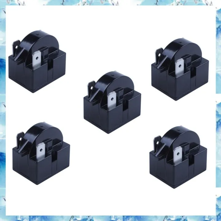 (BYZM) 5X 3PIN Terminals Refrigerator PTC Relay 12 Ohm Resistance ...