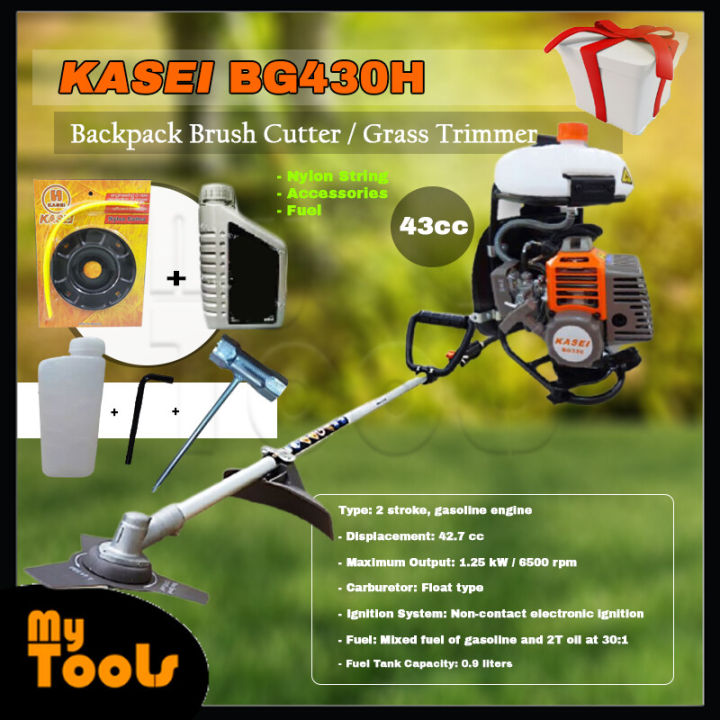 Kasei BG430H 43CC Backpack Brush Cutter (Mesin Rumput) | Lazada