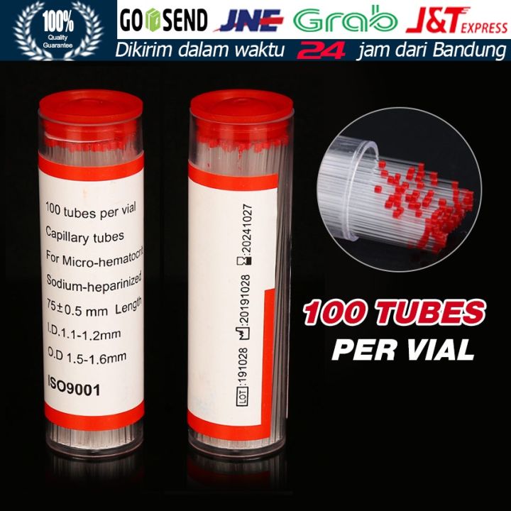 Tabung Pipa Kapiler Hematokrit Hematocrit Tabung Mikro Kapiler ...