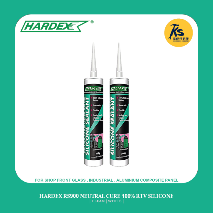 HARDEX RS900 Neutral Cure 100% RTV Silicone( CLEAN | WHITE ) | Lazada