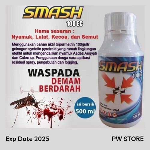 Smash 100 EC 500 ML Obat Fogging Nyamuk TERBAIK | Lazada Indonesia