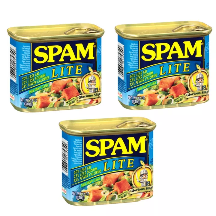 SPAM LITE LUCHEON MEAT 340 GRAMS BUNDLE OF 3 | Lazada PH