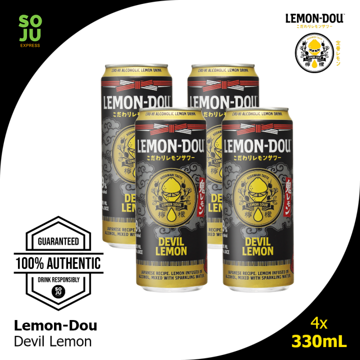 Lemon-Dou - Devil Lemon 9% 330ml x 4 | Lazada PH