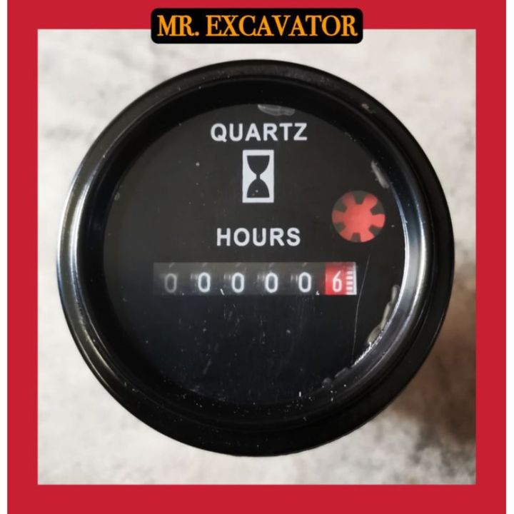 Excavator Hour Meter Timer 12V 24V DC AC | Lazada