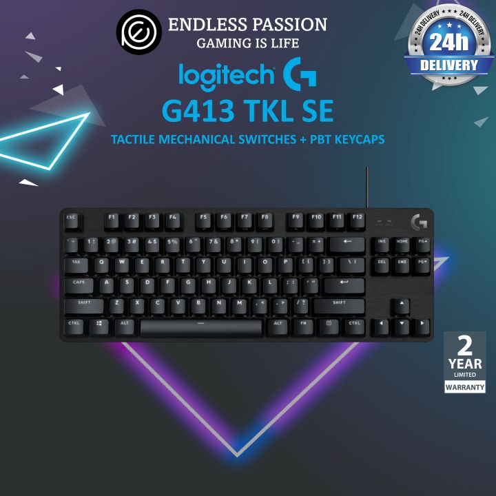 Logitech G413 TKL SE Mechanical Gaming Keyboard | Lazada Singapore