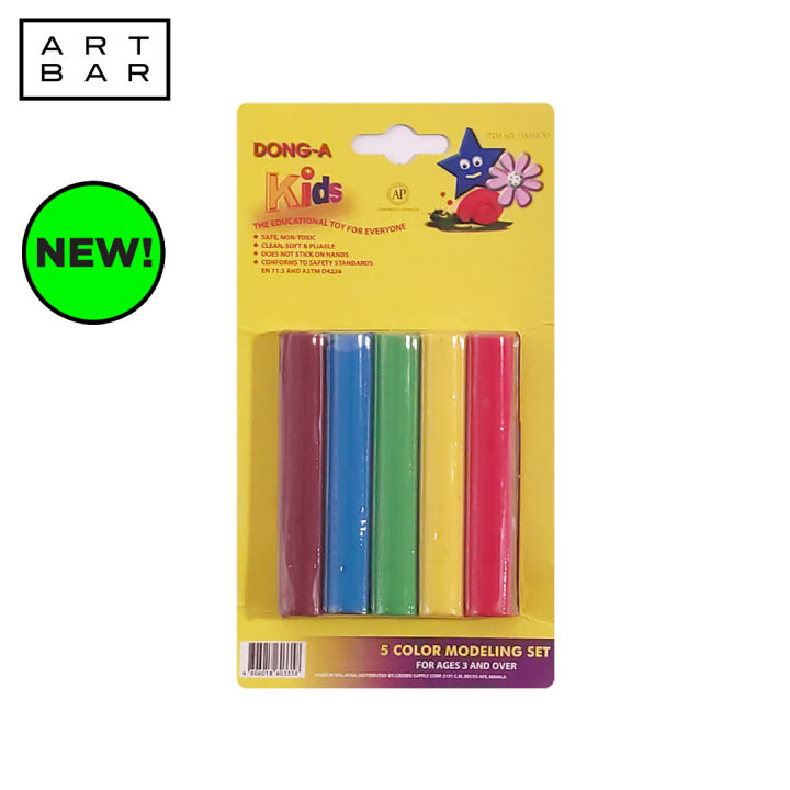 Dong-A Kids Modelling Clay 5 Colors Sticks - Art Bar | Lazada PH