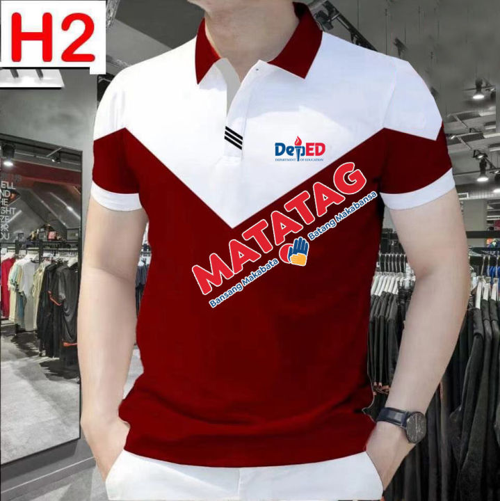 PL-101 DEPED MATATAG POLO SHIRT Unisex FULL SUBLIMATION POLO-Shirt FOR ...