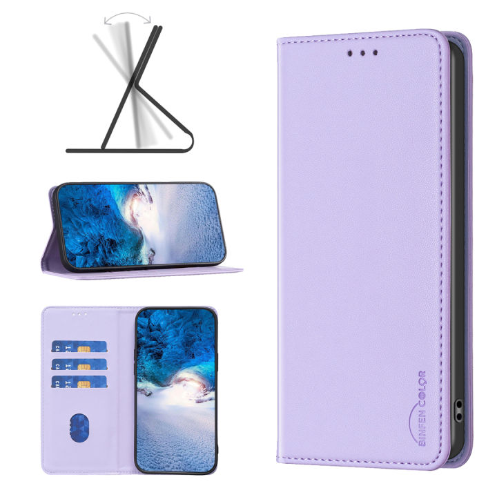Thinmon Leather Flip Phone Case For Oppo A78 4g A58 4g A38 4g A18 4g