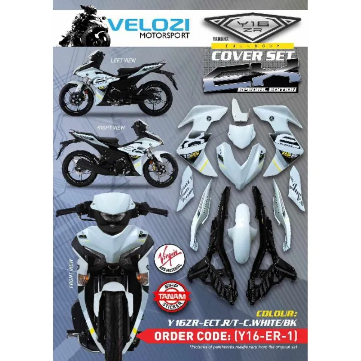 3543Velozi Malaysian Full Fairings Set with Decals (Complete Cover Set ...