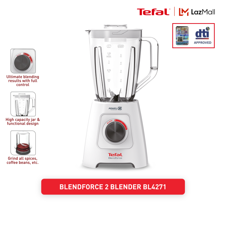 Tefal Blendforce 2 Blender BL427165 with Mill Grinder | Lazada PH