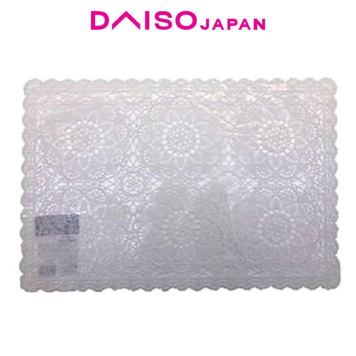 Daiso White Lace Plastic Table Mat | Lazada PH