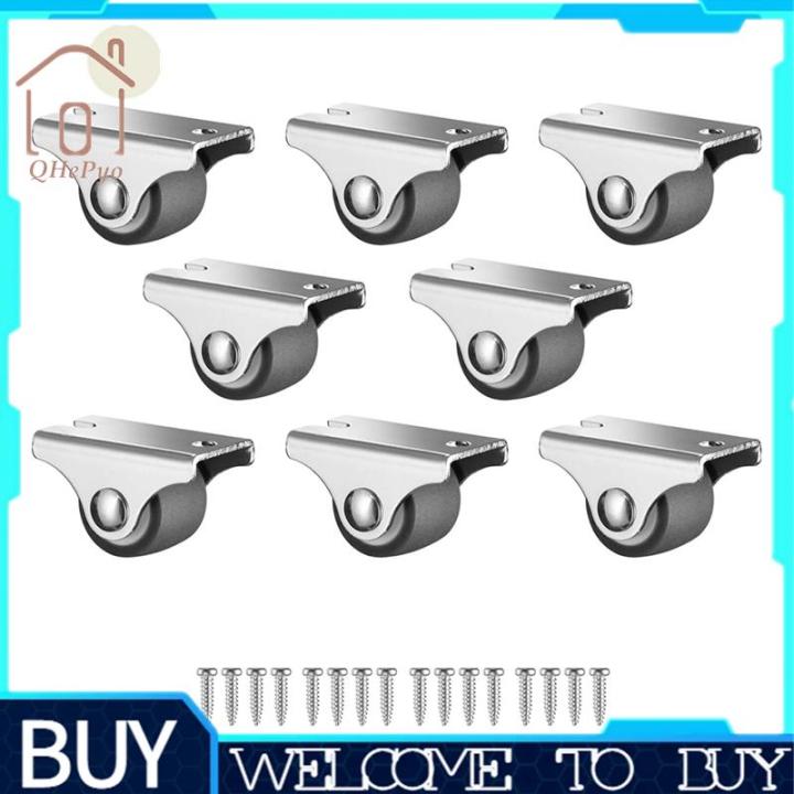 Mini Fixed Caster Wheels ,Low Profile Small Casters with Screws, Silent ...
