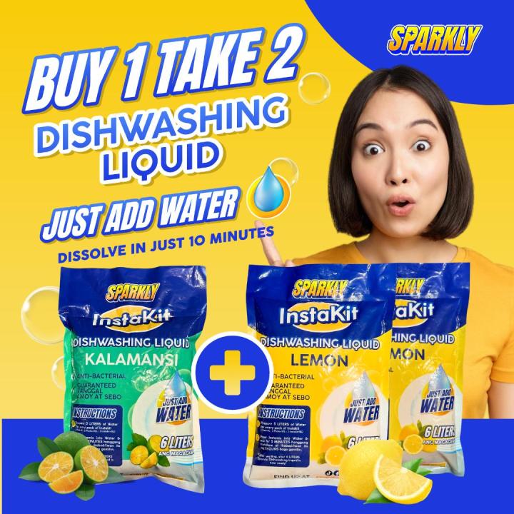 [NEW LAUNCH] BUY 1 GET 2 Sparkly INSTAKIT DIY Dishwashing Liquid Kit 6 ...
