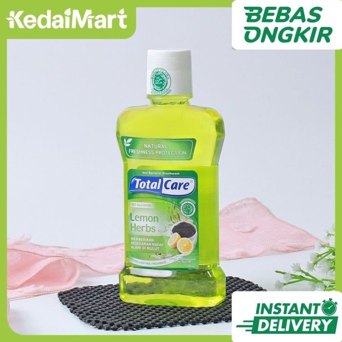 Total Care Mouthwash Lemon Herbs 250 ml | Lazada Indonesia