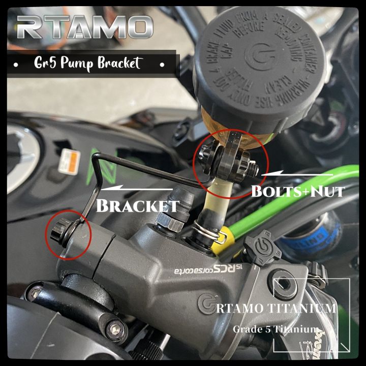 RTAMO | Gr5 Titanium RCS/RCS CC Brake Pump Bracket+Bolts High Strength ...