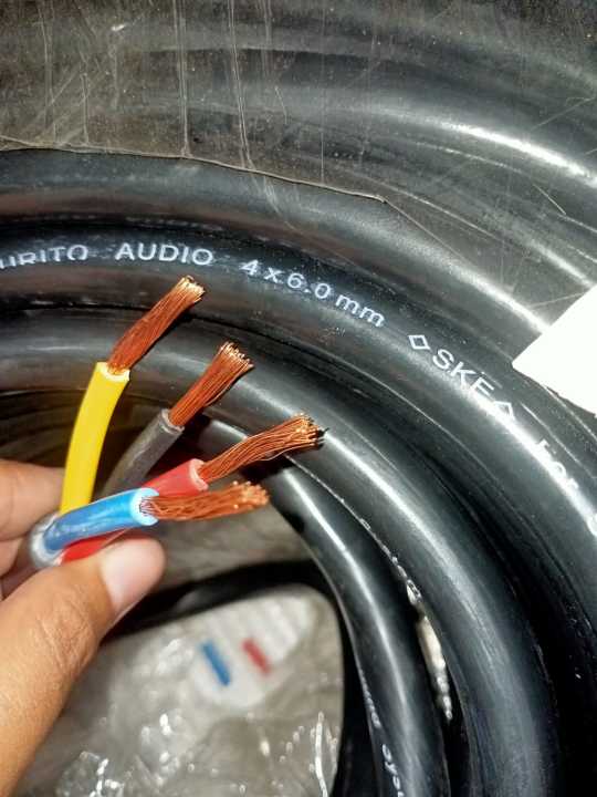 kabel speaker 4x6.0 merek yurito | Lazada Indonesia