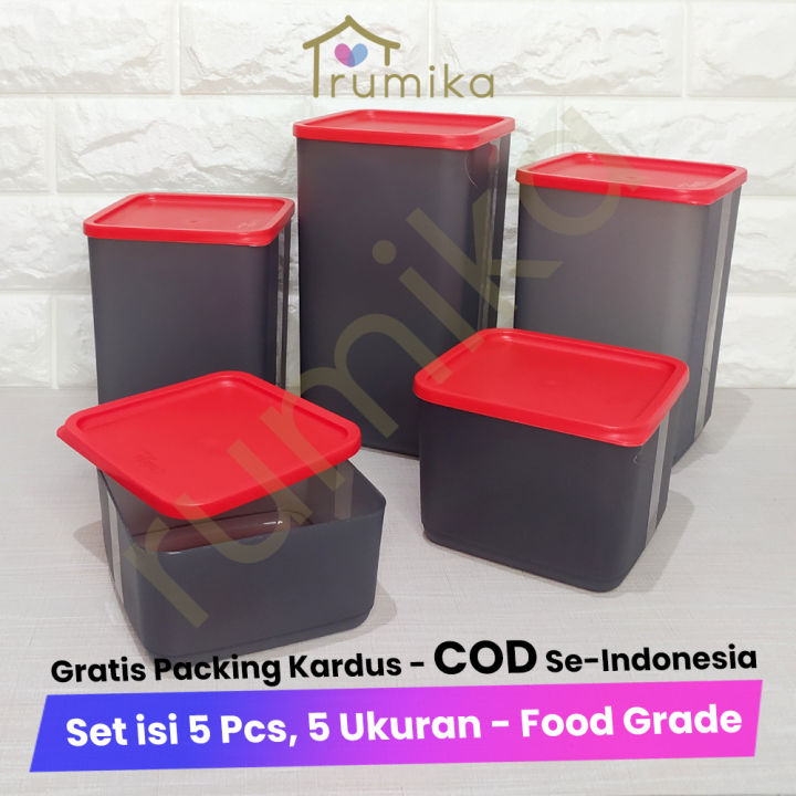 Calista Sealware Asahi Set isi 5 - 5 Ukuran- Food Grade | Lazada Indonesia