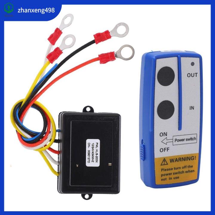 ZHANXENG498 with Receiver Universal Winch Remote Contro ABS 12V /24V ...