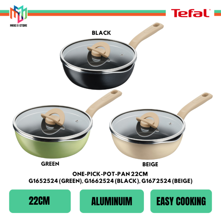Tefal G1652524 G1672524 G1662524 One Pick Pot Pan 22cm Non Stick Deep ...