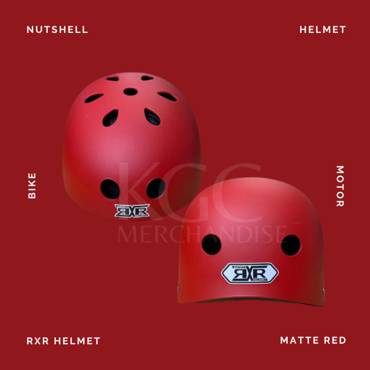 [KGC] Motorcycle Helmet Matte Series RXR 066-F Half Face None Visor ...