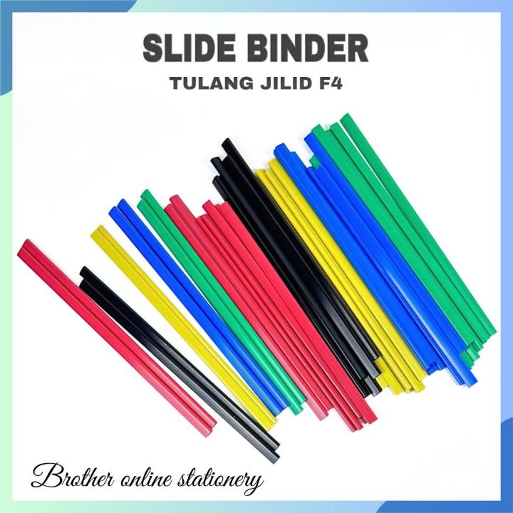 BOS Paper Slide Binder CARPENTER F4 Folio 6mm/Tulang Jilid Kertas ...