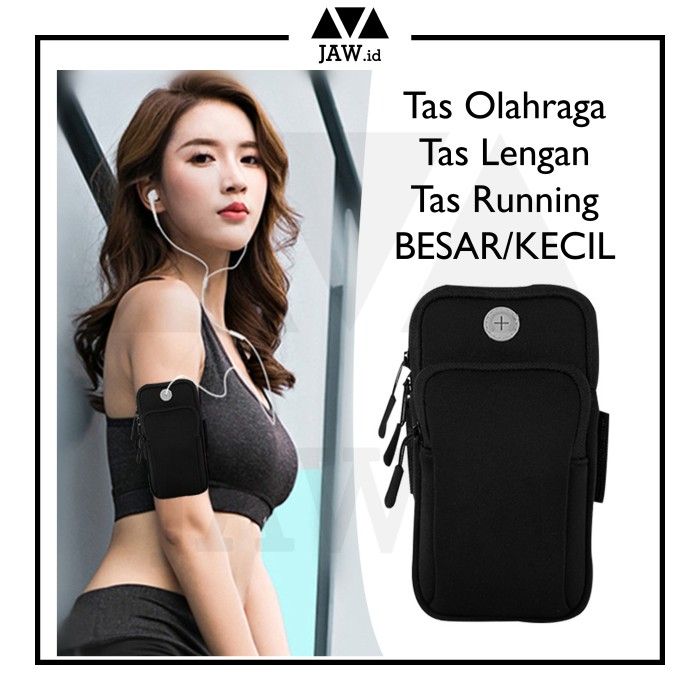 Tas Lengan Jogging / Tas HP Sepeda / Armband Olahraga Waterproof ...