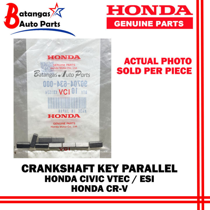 GENUINE CRANKSHAFT KEY PARALLEL (KUNYA) HONDA CIVIC VTEC ESI / CRV SOLD ...