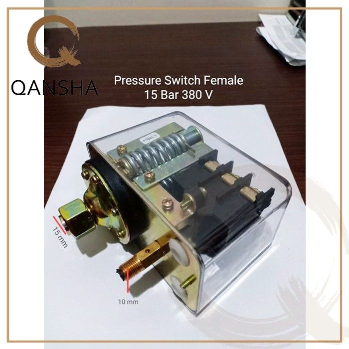 Pressure Switch Otomatis Kompresor Angin 15 Bar 3 Phase 380 V | Lazada ...