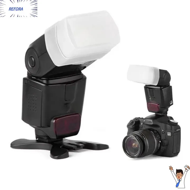 REFORA White Light Diffuser Dome Silicone Flash Diffuser Diffuser Shade ...