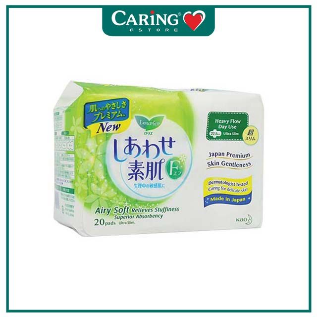 LAURIER PAD F WING ULTRA SLIM HEAVY FLOW DAY USE 22.5CM 20S | Lazada