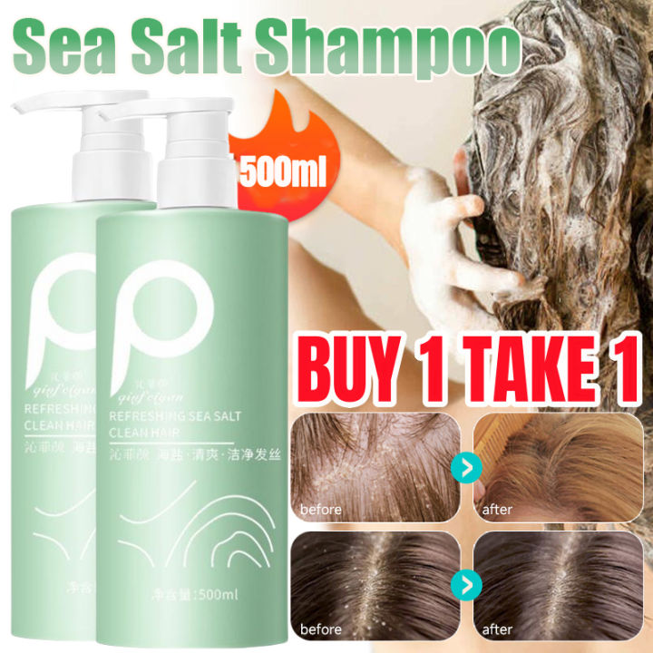 Sea Salt Shampoo Oil Control Anti Dandruff Shampoo Psoriasis for Scalp Itching Hair Treatment ...