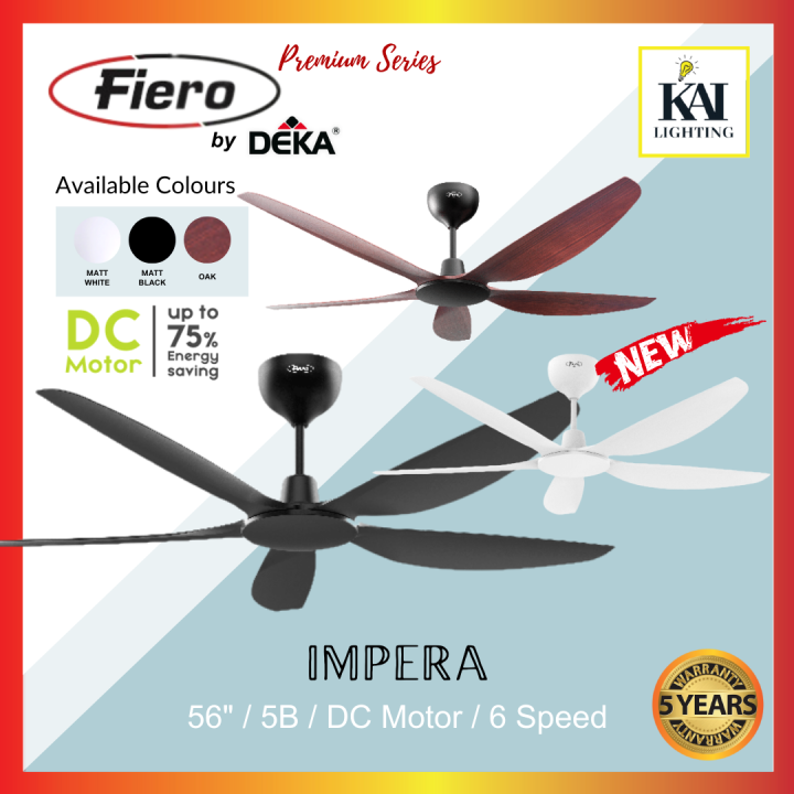 RECAVO (DEKA) IMPERA/5B 56 INCHES DC REMOTE CEILING FAN | Lazada