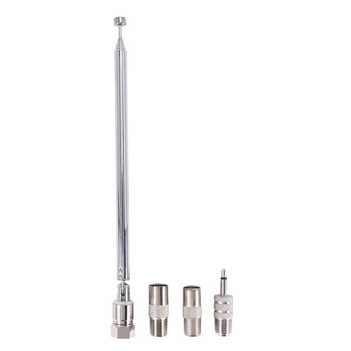 Rod Antenna 3.5mm Adapter FM Radio Antenna Replacement Telescopic Screw ...