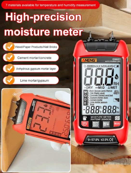 【Fast ship】 High-precision intelligent anti-burn multimeter, portable ...