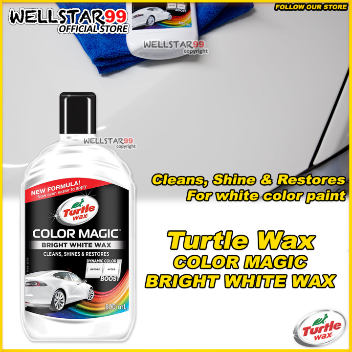 Turtle Wax COLOR MAGIC BRIGHT WHITE WAX | Lazada