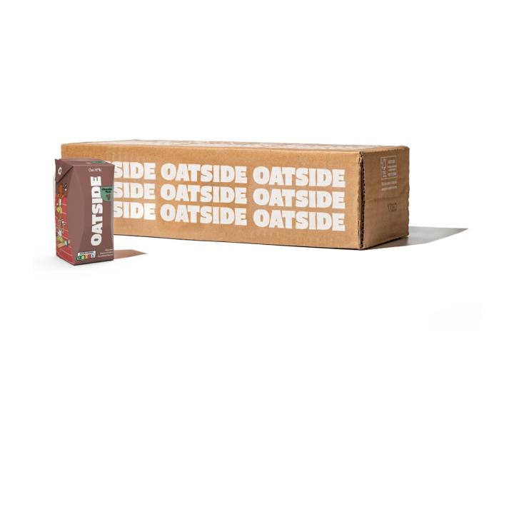 Oatside Chocolate Malt Oat Milk with Straw - Case (24 x 200ml) - Fun ...