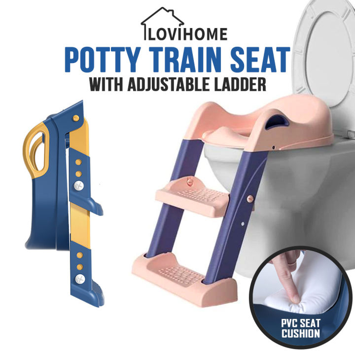 SG Premium Toddler Potty Training Seat with Adjustable Ladder Non-Slip ...